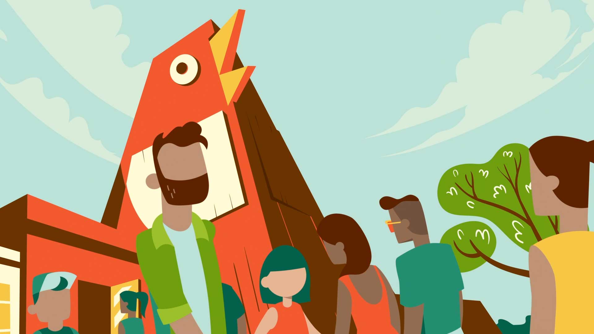 Awesome Inc | Animation & Motion Design Studio | KFC - Wieden+Kennedy